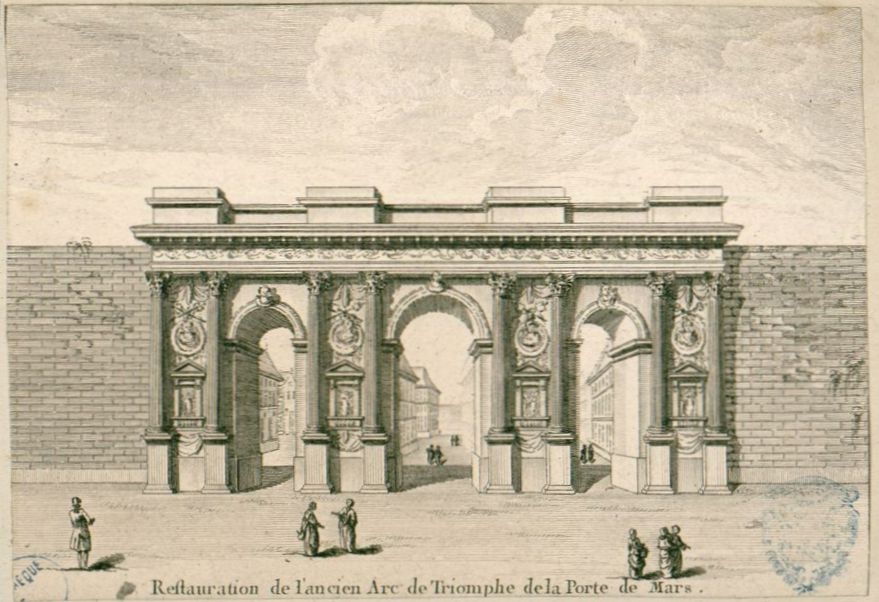 Porte Mars - Patrimoine des bibliothèques de Reims