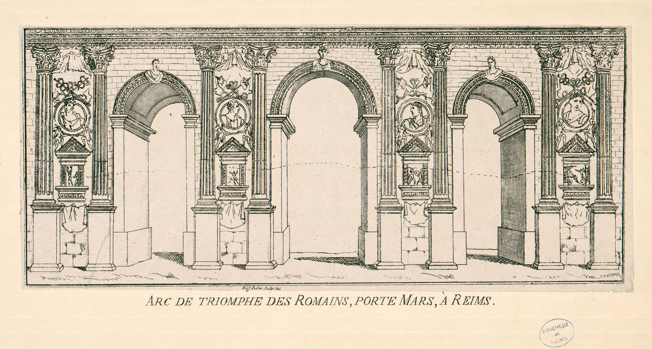 Porte Mars - Patrimoine des bibliothèques de Reims